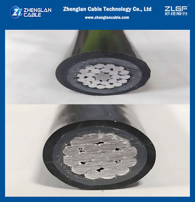 Kara iç katman ve HDPE dış katmanlı 15KV 25KV 35KV nominal voltajlı üst ...